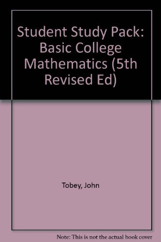 Your Student Study Pack: Basic College Mathematics [With CD Lecture ...