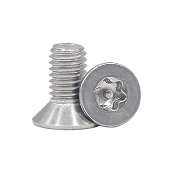 Security Screw M3/M4/M5/M6/M8 Stainless Steel Torx Countersunk Head Tamper Proof Screws Bolt ...