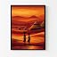 WOMAN THROUGH HALLOWED HALLS GODDESS Framed Poster Print Bar Cafe Cave ...