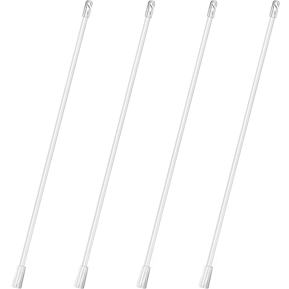 DECHOUS 4Pcs Venetian Blind Rods Blinds Wand Replacement with Hook and ...