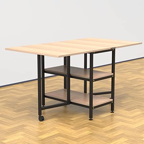 InnoFur Aplos Double Folding Dining Table/Study/Conference/Home and ...