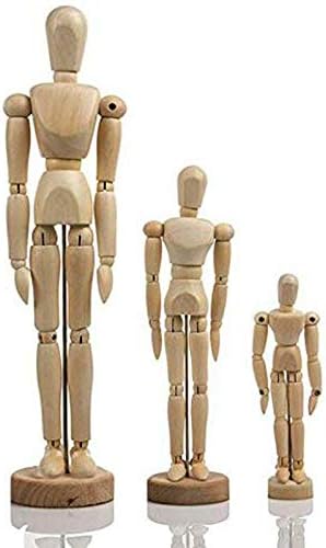 Amazon.com: Hippodoctor Wooden Human Mannequin Manikin Articulated ...