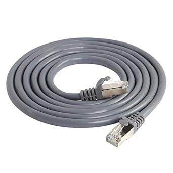 Amazon.com: Choseal Cat5e Ethernet Cable 30ft- Double Shielded 24 AWG ...