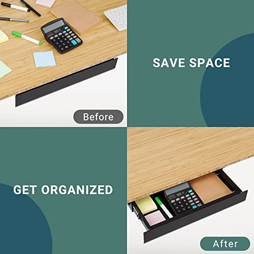 Snapklik.com : FLEXISPOT Under Desk Pull-Out Drawer Standing Desk ...