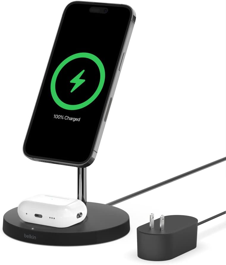 Amazon.com: Base One Max Carbide Apple Charging Station 2nd Gen, 3 in 1 ...