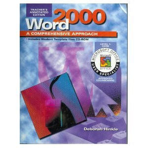 Word 2000 A Comprehensive Approach: 9780028055947: Amazon.com: Books
