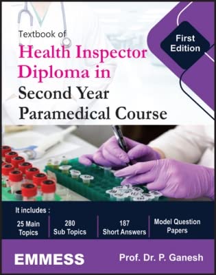 Amazon.in: Buy Text Book of Health Inspector Diploma in Second Year ...