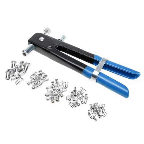 BOOMSTART 86pcs Rivet Nut Tool Kit Set Blind Rivet Nut Heavy Duty Hand ...