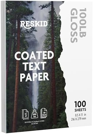 Double-Sided 100lb Gloss Text Digital C2S Paper – Perfect for Color ...
