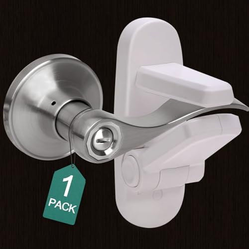 Amazon.com: Childproof Door Lever Lock(1 Pack) Door Locks Handle for ...