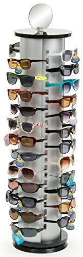 Buy Displays2go Sunglasses Display Rack, Holds 48 Pairs Comes with ...