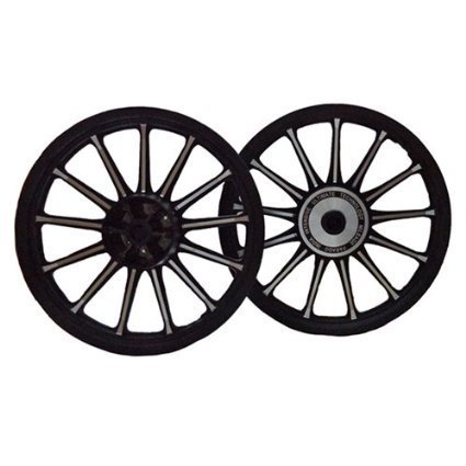 BikenWear 19-inch Black Alloy Wheel for Royal Enfield Bullet Electra (1 ...