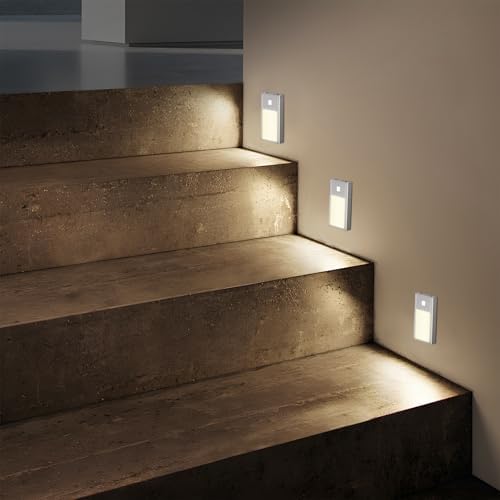 Brilliant Evolution Wireless LED Stair Lights with Motion Sensor - 3 ...