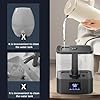 Amazon.com: KZF 4L Humidifiers for Bedroom, Top Fill 28dB Quiet ...
