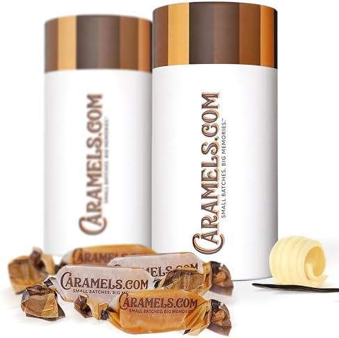Amazon.com : Caramels.com Caramel Gourmet Candy Duo Pack - Classic ...