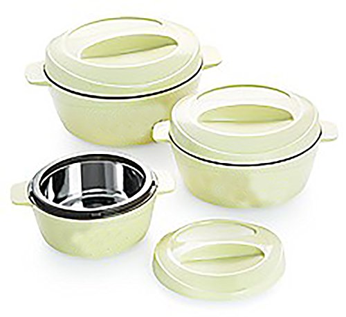 Buy Cello Ivory Casserole Set Of 3 PCS Online at Low Prices in India ...