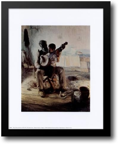 Amazon.com: The Banjo Lesson 15x18 Framed Art Print by Tanner, Henry ...
