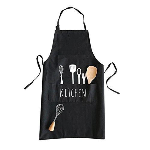 Trending Zone black : Comfortable Full Cotton Women Men Apron ...