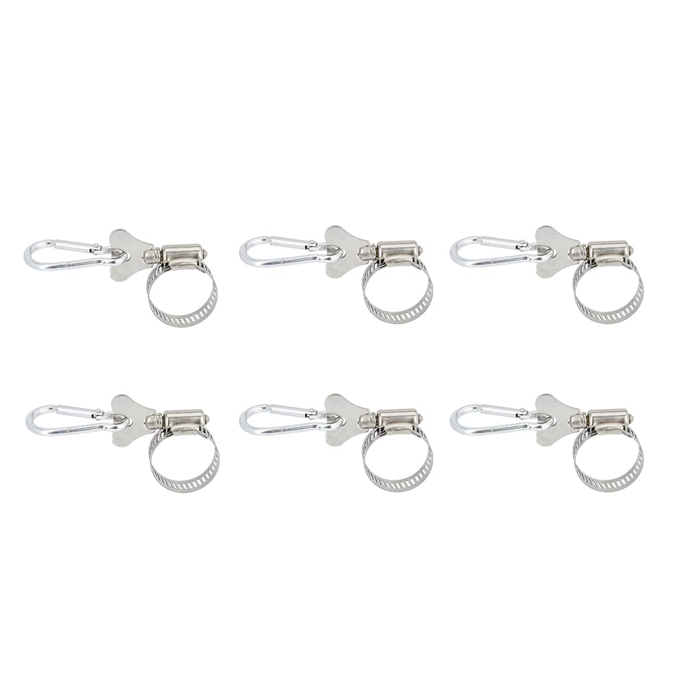 Amazon.com: SUPERFINDINGS 6Pcs Fastener Flagpole Mounting Rings and ...