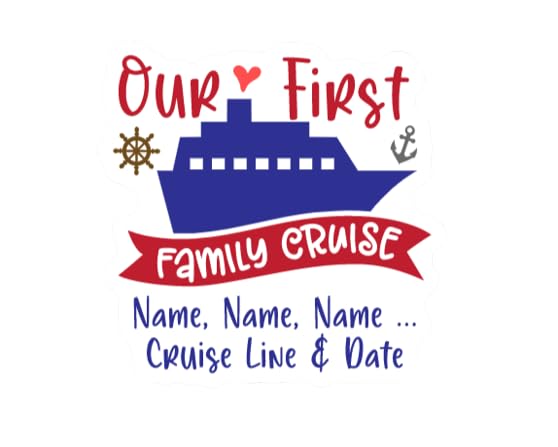 Amazon.com: Our First Family Cruise 1 Door Decoration Magnet ...