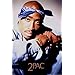 Amazon.com: Tupac Posters 2Pac Poster Blue Bandana Portrait 90s Hip Hop ...