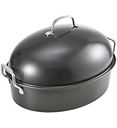 Amazon.com: KITESSENSU Extra Large Roasting Pan with Lid - Nonstick ...