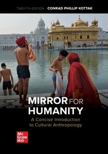 Mirror for Humanity: A Concise Introduction to Cultural Anthropology ...