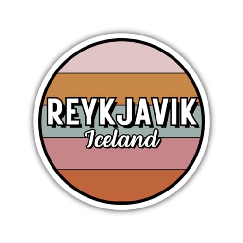 Amazon.com: Reykjavik Iceland Travel Sticker, 2.5" Multiple Colors ...