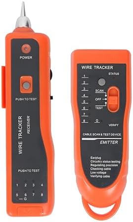 Goeco Network Toner RJ11 RJ45 Network Cable Tester Lan Tracker Wire ...