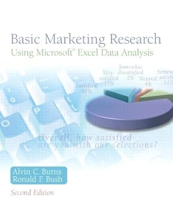 Basic Marketing Research Using Microsoft Excel Data Analysis (2nd ...