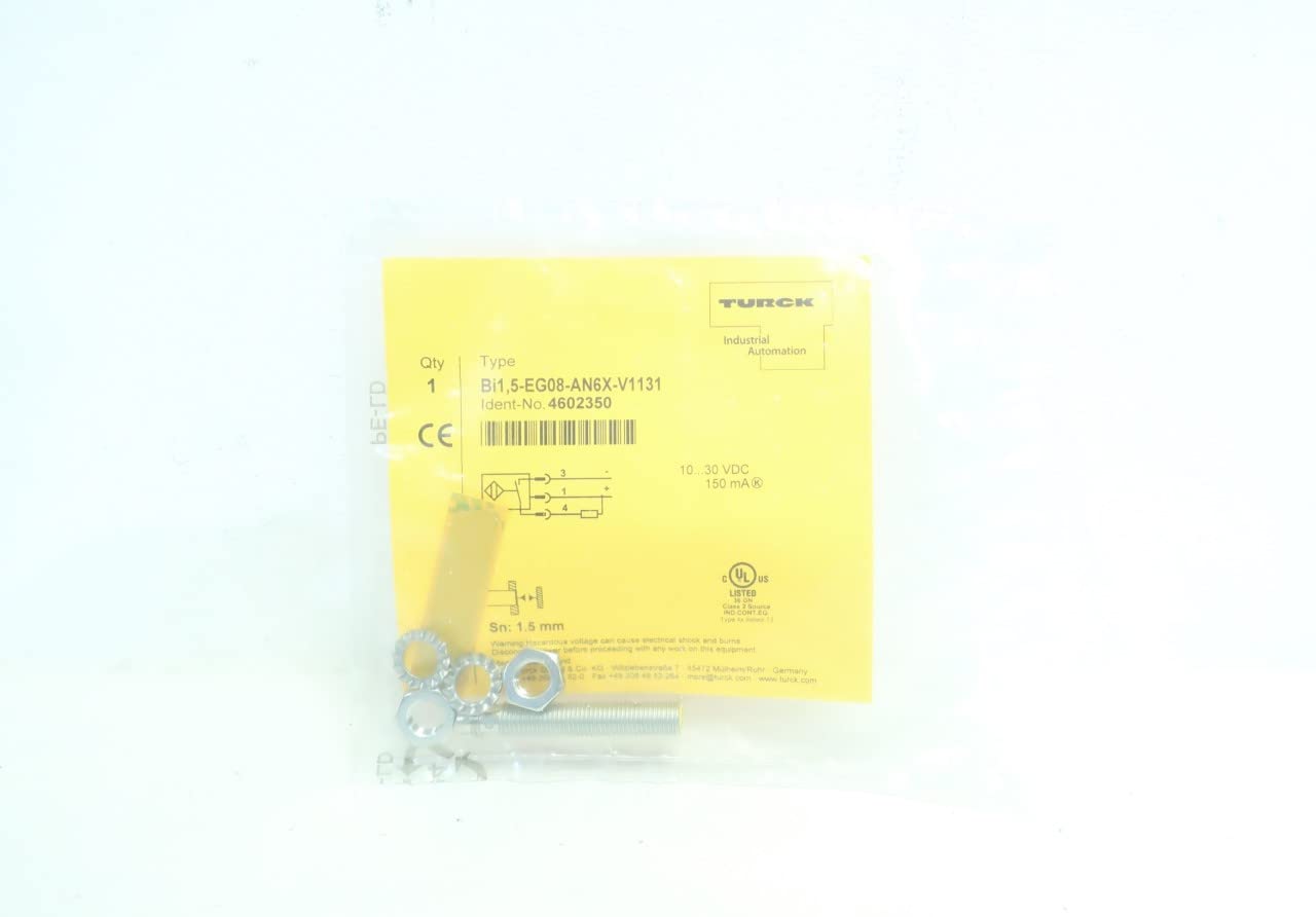 Amazon.com: TURCK BI,5-EG08-AN6X-V1131 SN-1.5MM 10-30V-DC Proximity ...