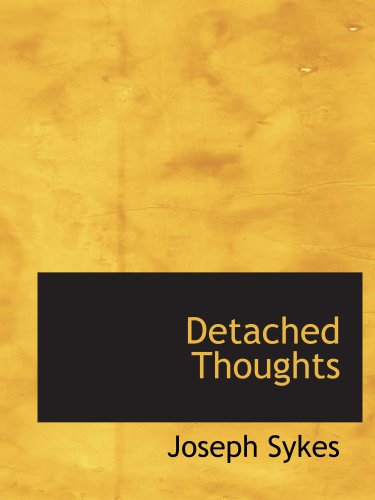 Detached Thoughts : Amazon.in: Books
