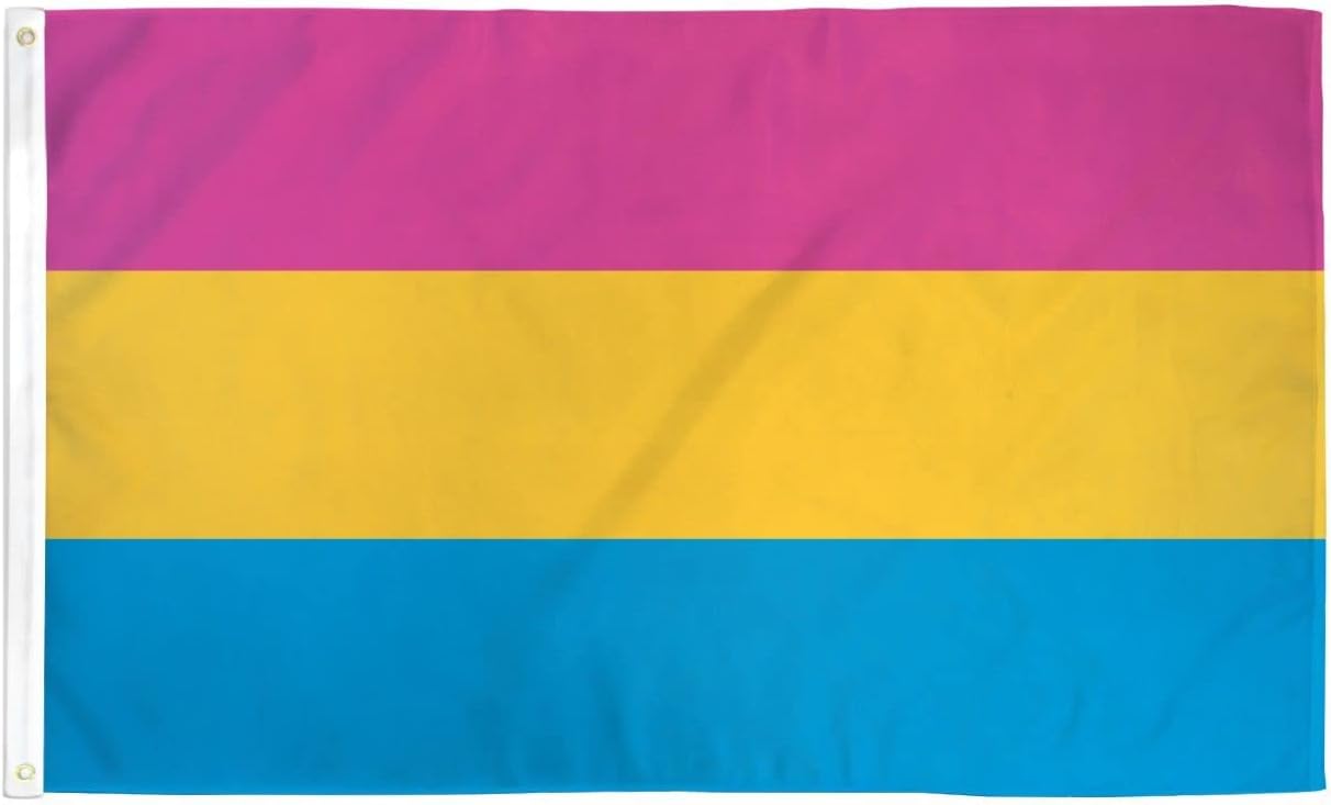 Amazon.com : LOVEALL Pansexual Flag and Sticker Pack - Includes 1 3x5 ...