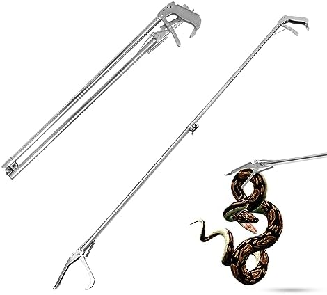 Amazon.com: Lonsge 60" Collapsible Snake Catcher Tongs, Stainless Steel ...