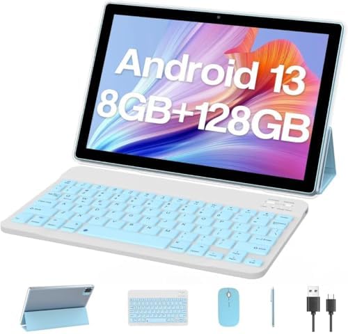 Amazon.com : Android 13 Tablet, 10 Inch 8GB RAM+128GB ROM/1TB ...