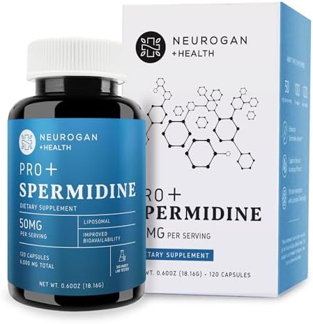 Amazon.com: Neurogan Spermidine PRO Supplement Capsules - 50mg Per Serving, 60-Day Supply ...