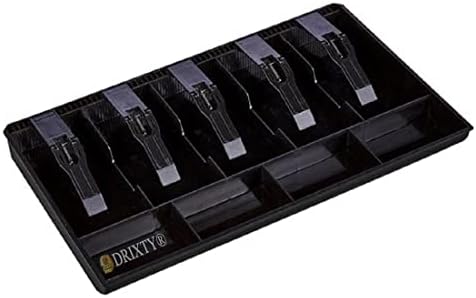 Divinext ABS Cash Tray, 4 Cash/Bills and 3 Coin Compartment Cash Drawer ...