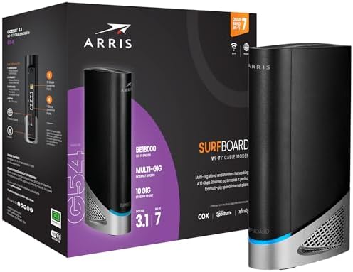 Amazon.com: ARRIS (G54) - Cable Modem Router Combo - Fast DOCSIS 3.1 ...