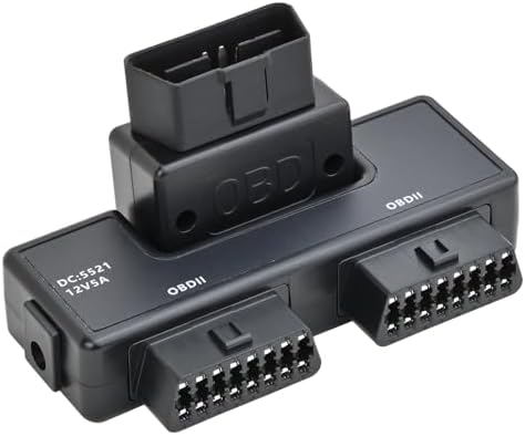 Amazon.com: iKKEGOL Pocket OBD2 OBDII Full 16 Pin Male to 2 Female ...