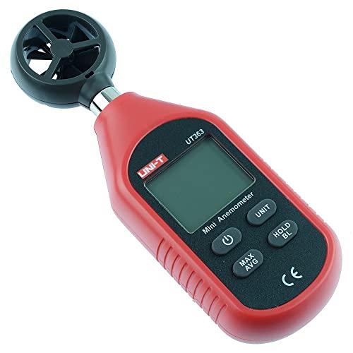 UT363 Mini Anemometer Wind Meter & Temperature Sampler Measurements ...
