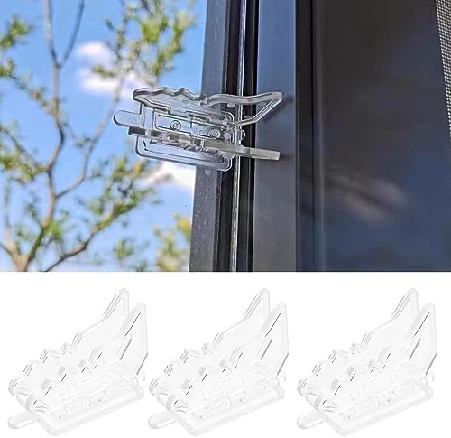 Amazon.com: 4 Pack Window Child Safety Locks Self Adhesive Sliding Door ...