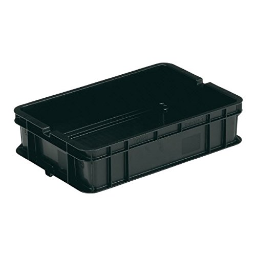 Amazon | 三甲(サンコー) ベタ目コンテナボックス/サンボックス 【L】導電性PP 5-4 ブラック(黒) ds-1646469 ...