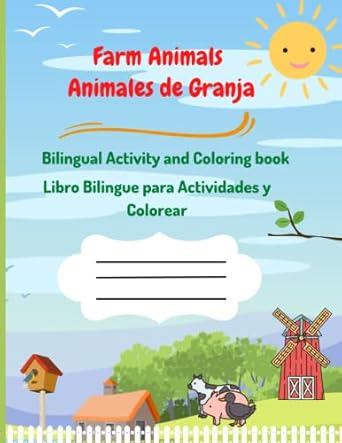 Amazon.com: Farm Animals / Animales de Granja: Bilingual activity and ...