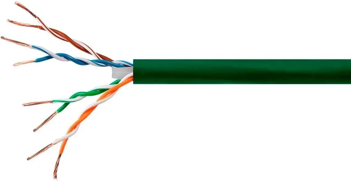 Amazon.com: Monoprice Cat6 CMP Bulk Cable - (UL) 1000 Feet - Green ...