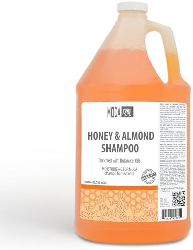 Amazon.com : MODA - Moisturizing Shampoo for All Hair Types, Honey ...