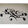 Amazon.com: Music and Notes Art Deco Metal Wall Art Home Decor : Home ...