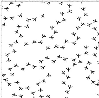 Amazon.com: FlashPhoenix Quality Sewing Fabric – Tracks (White ...