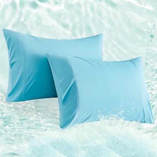 Amazon.com: Topmeta Cooling Pillowcase Queen Size Set of 2, Cooling ...