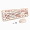 Amazon.com: Nowlike Wireless Keyboard and Mouse Combo, Retro Typewriter ...