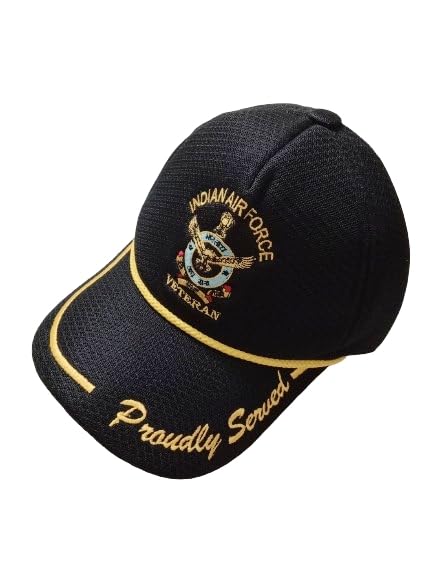 Buy Daisy Deals Accessories Baseball Cap for IAF Veteran Black at Amazon.in